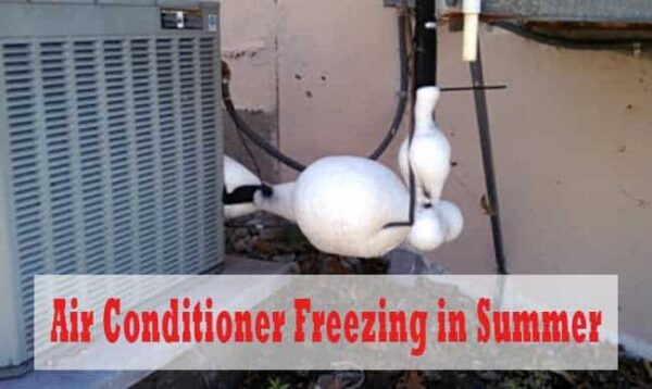 Frozen Pipe On Outside Ac Unit